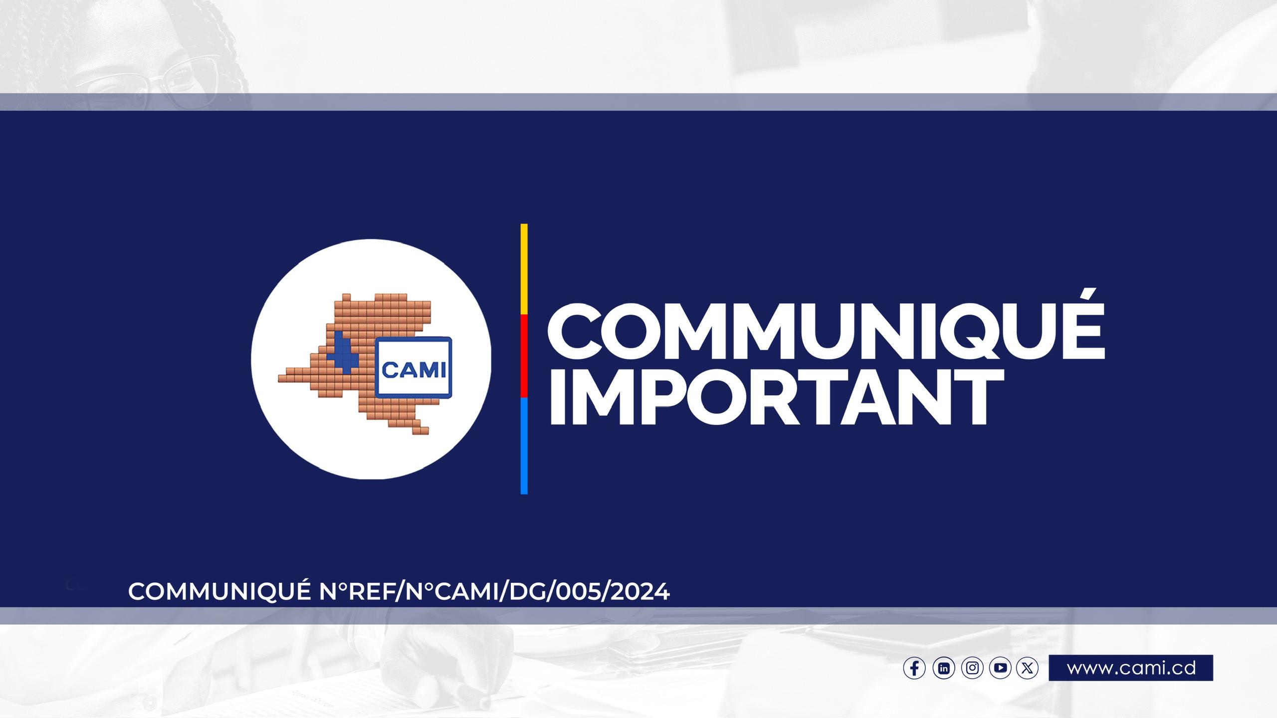 RDC : Le CAMI rappelle à nouveau son invitation aux titulaires de ...